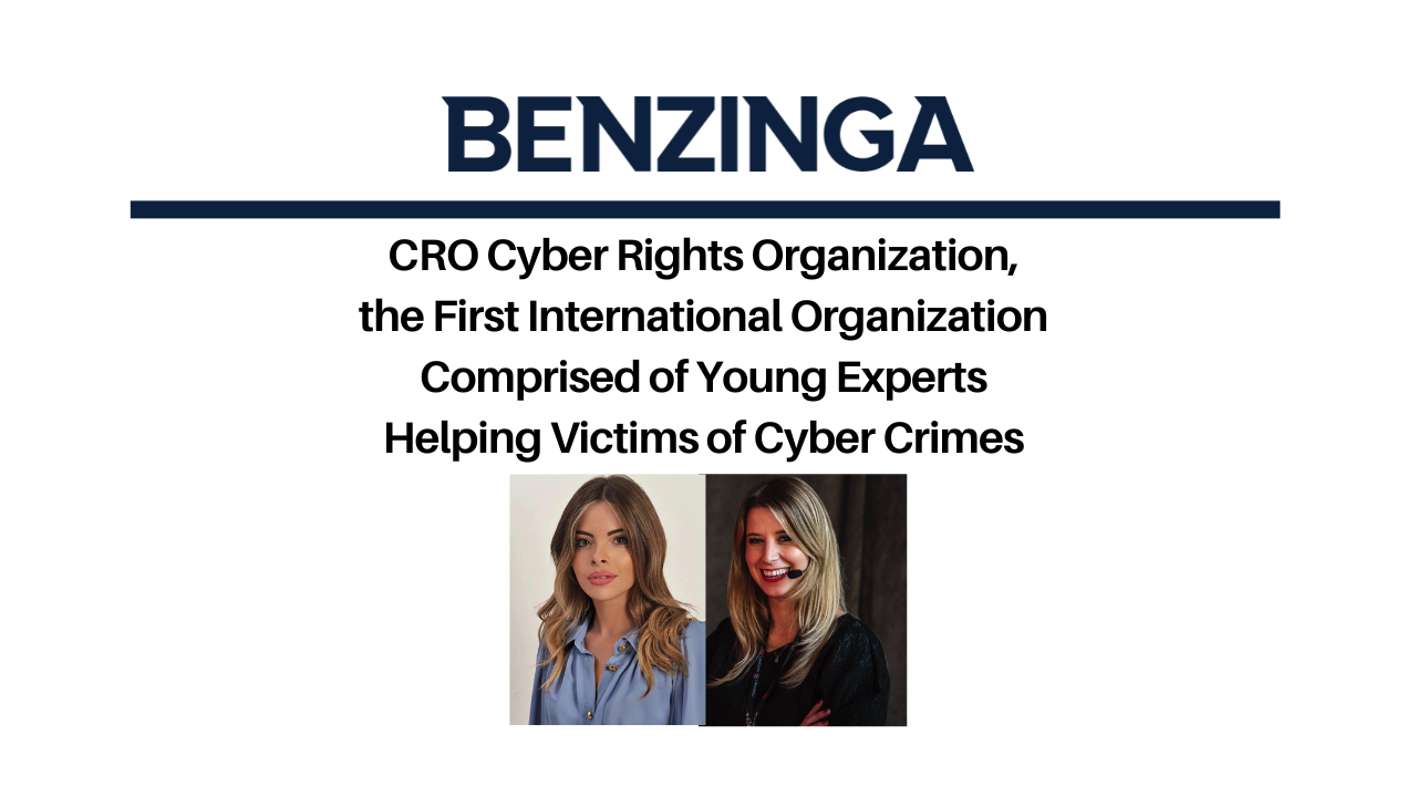 Assistance for Victims of Cyber Crimes - Cyber Rights Organization