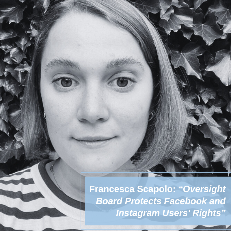 Francesca Scapolo: “Oversight Board Protects Meta Users' Rights”